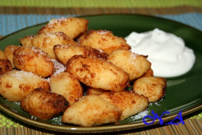 Жареные ленивые вареники : Блины, оладьи, сырники